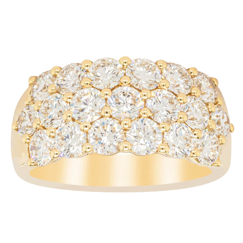 18ct Yellow Gold Diamond Dynasty Ring – Walker & Hall