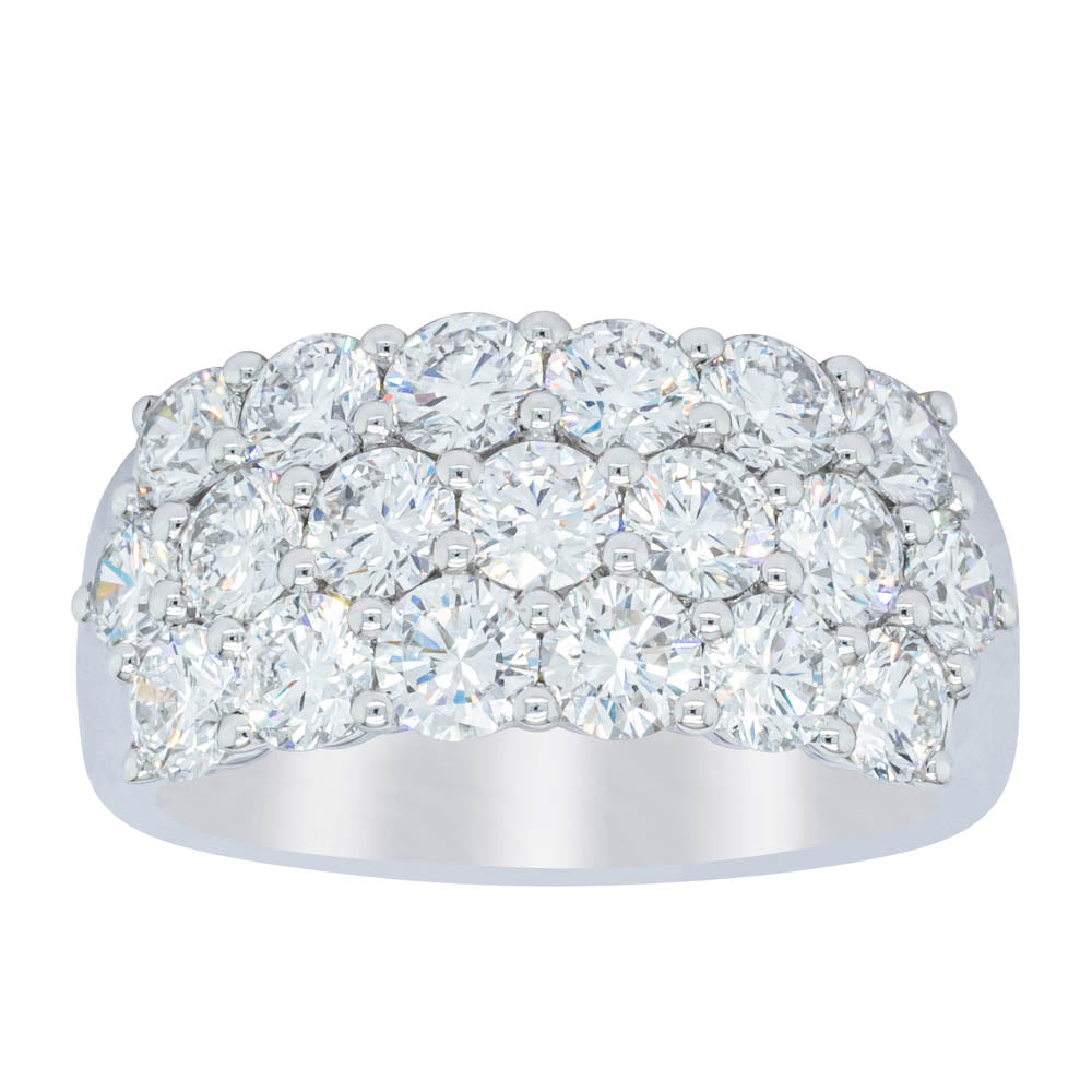 18ct White Gold 2.90ct Diamond Dynasty Ring - Walker & Hall