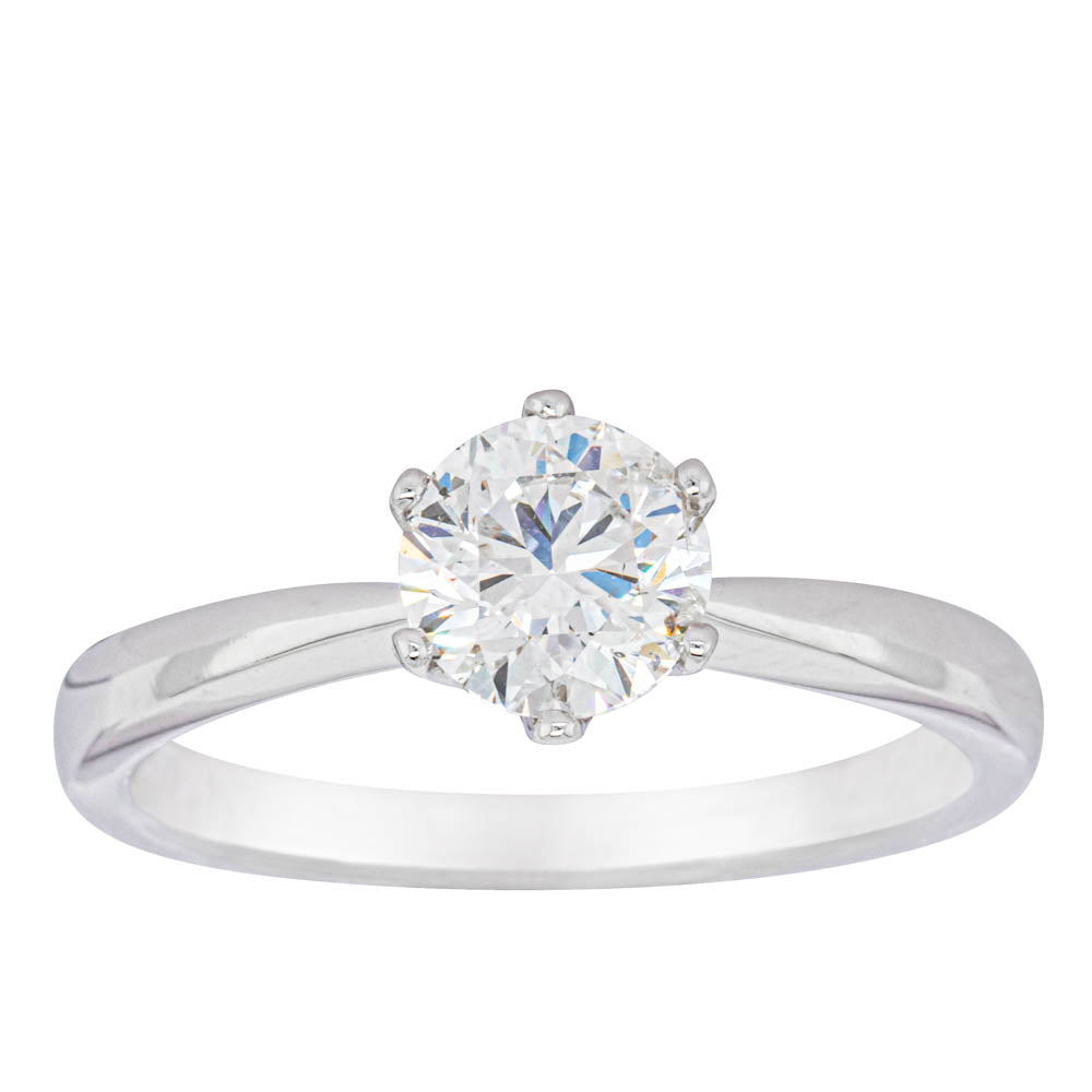 18ct White Gold 1.01ct G SI2 Diamond Nova Ring - W&H – Walker & Hall