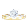18ct White Gold .70ct Diamond Zenith Ring - Walker & Hall