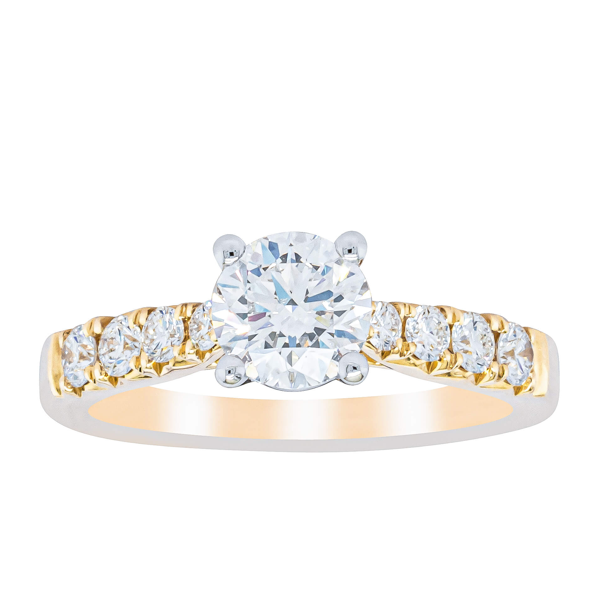 18ct Yellow Gold .90ct Diamond Phoenix Ring - Walker & Hall