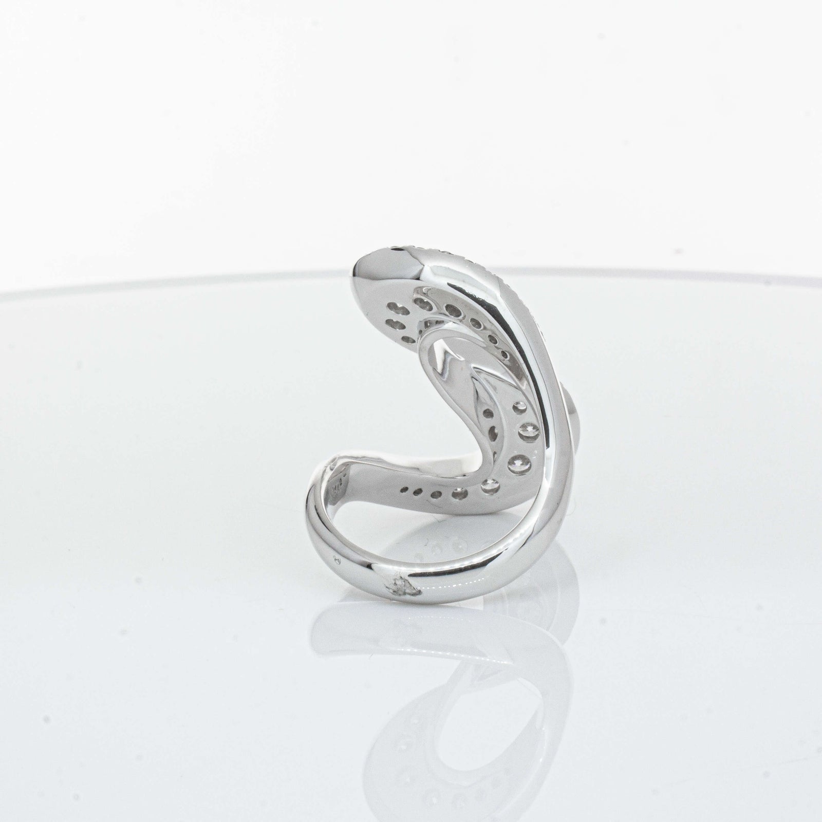 Platinum 1.55ct Diamond Flamenco Ring - Walker & Hall