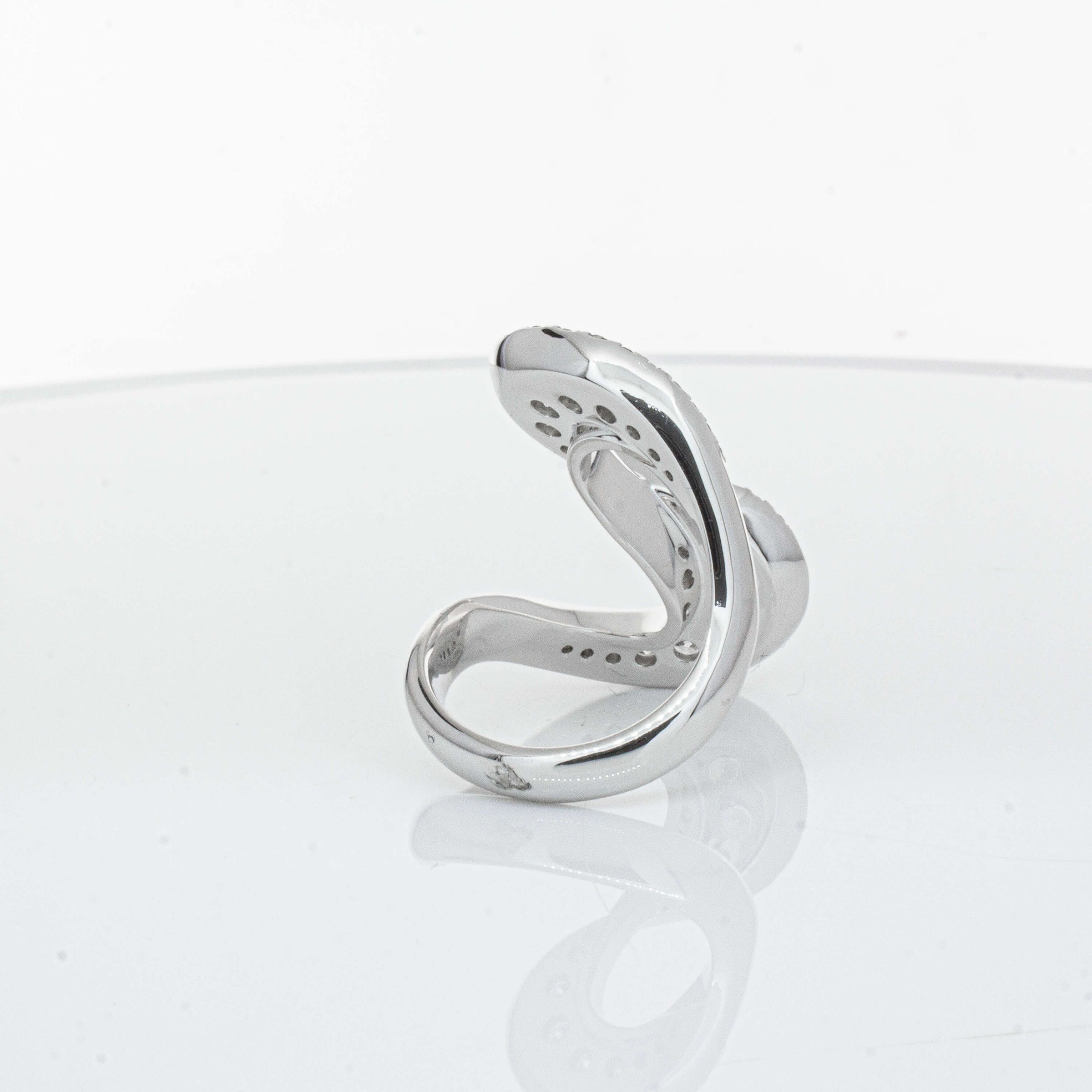 Platinum 1.55ct Diamond Flamenco Ring - Walker & Hall