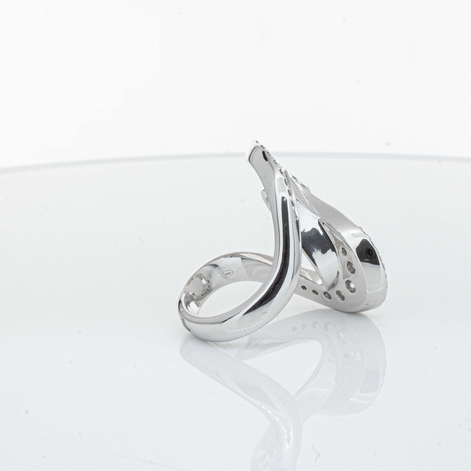 Platinum 1.55ct Diamond Flamenco Ring - Walker & Hall