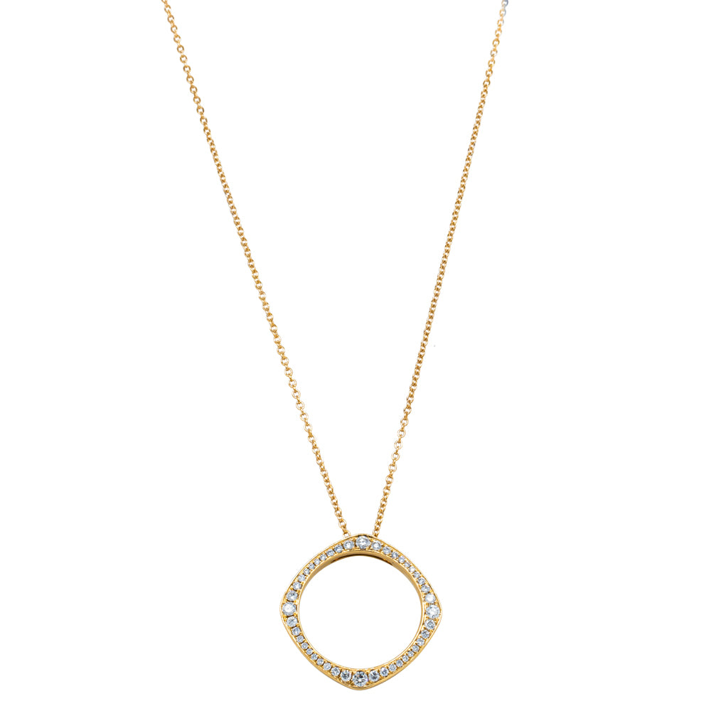 18ct Yellow Gold Eos Pendant - Walker & Hall