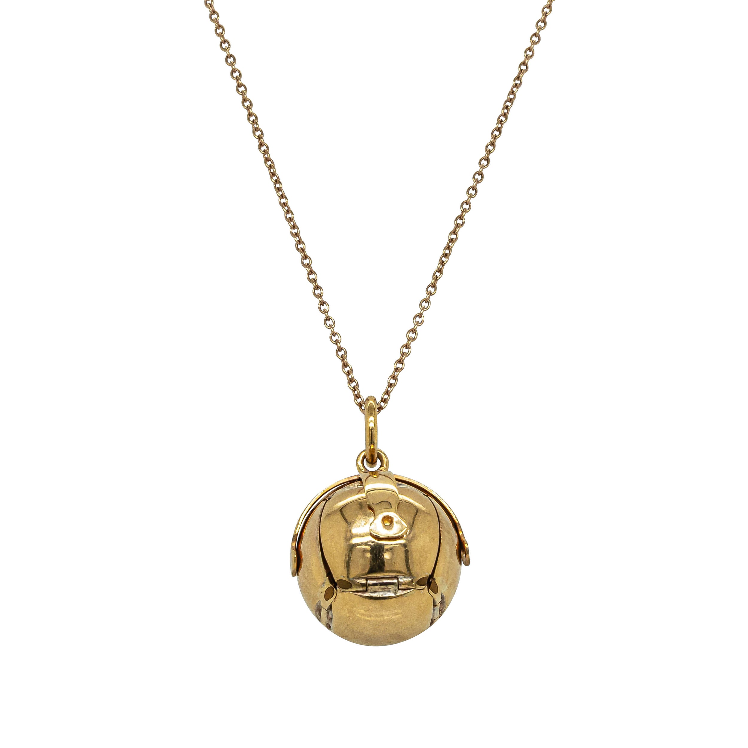 Deja Vu 9ct Yellow Gold Veneer & Silver Masonic Ball Pendant – Walker ...