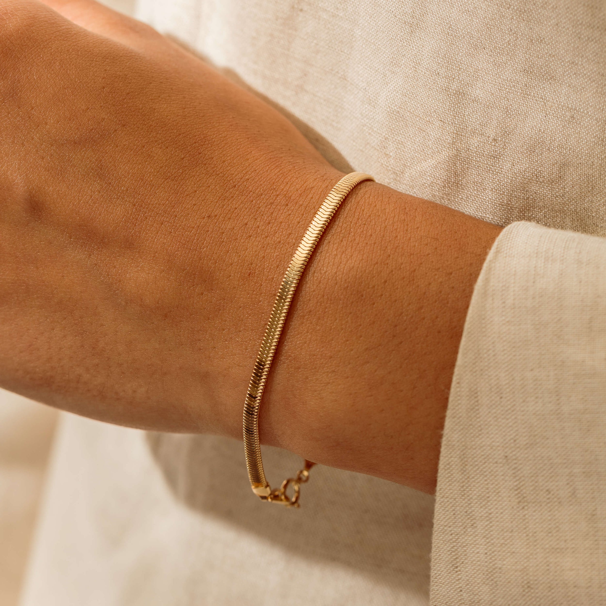 18ct Yellow Gold Cleo Bracelet - Walker & Hall Jewellery