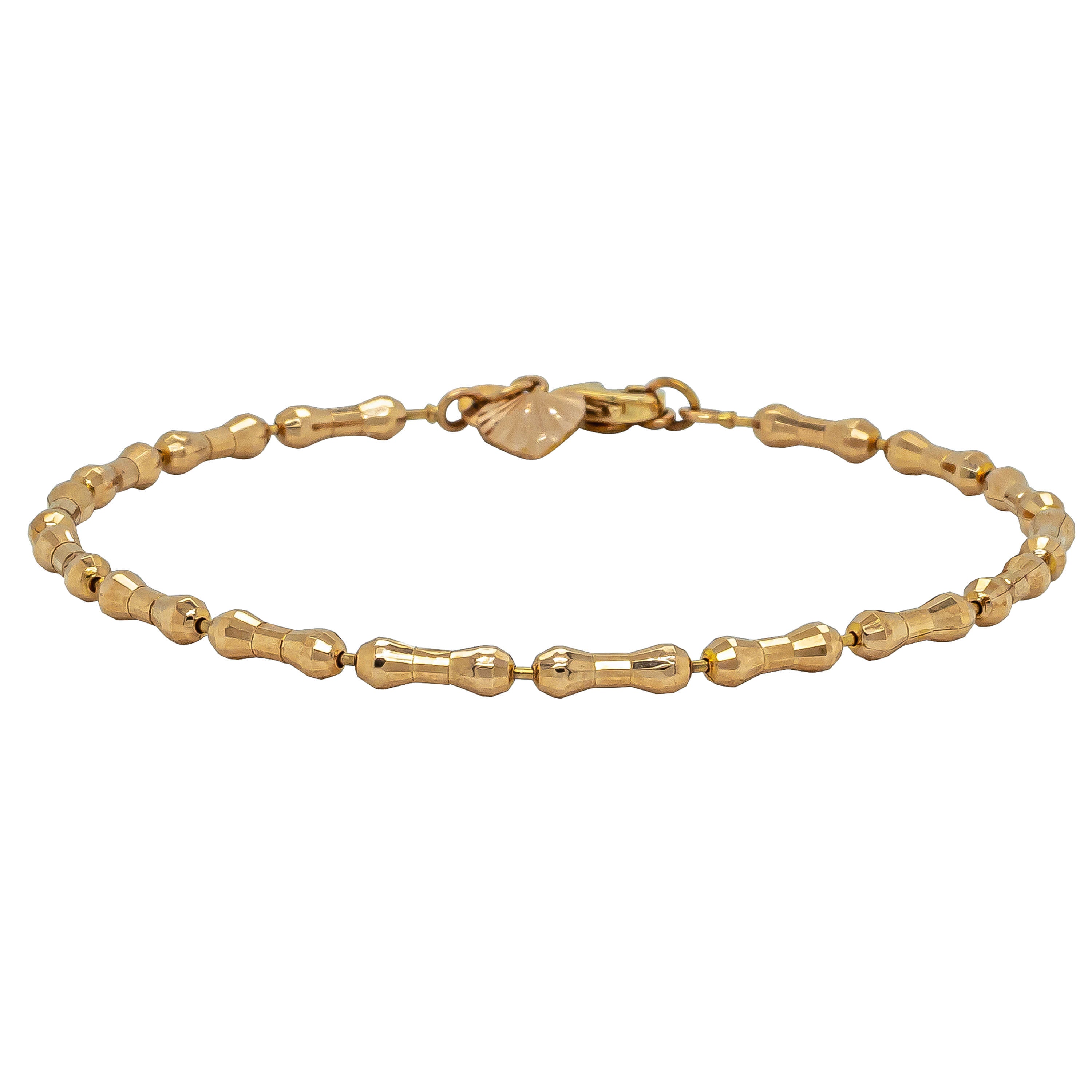 Deja Vu 18ct Rose Gold Fancy Link Bracelet 18.5cm - W&H – Walker & Hall