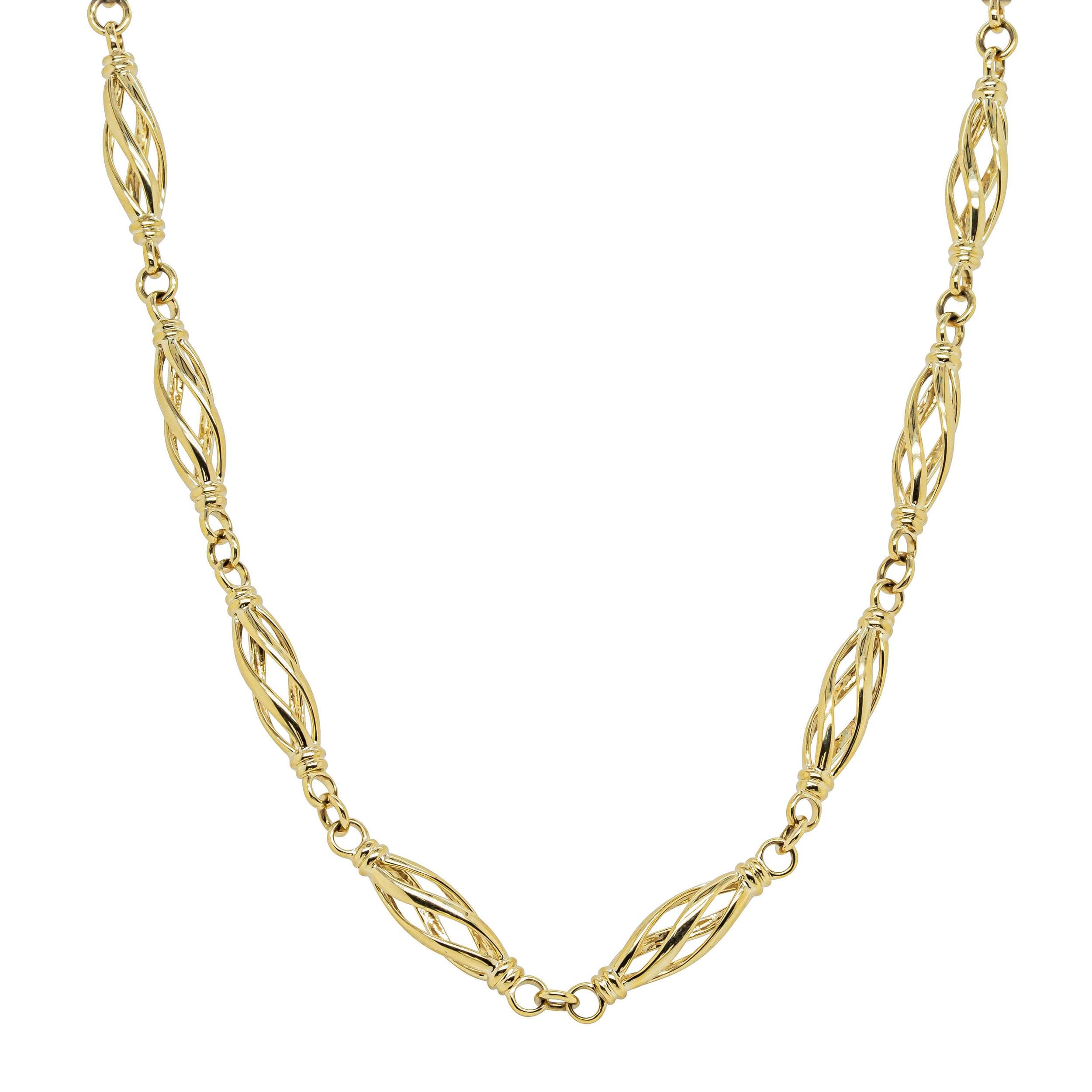 9ct Yellow Gold Helix Chain - Walker & Hall Jewellery