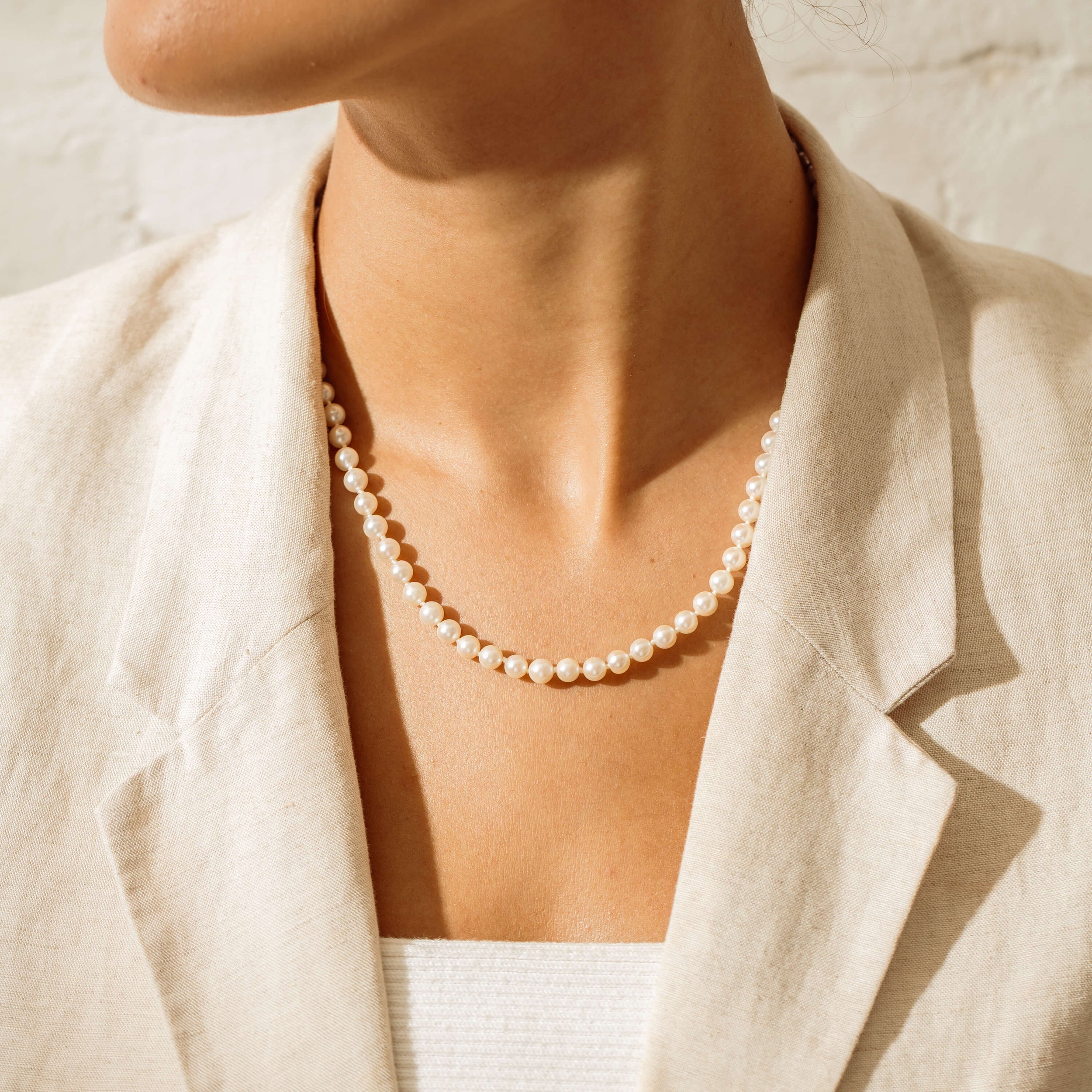 Deja Vu 14ct Yellow Gold 5.5-6mm Cultured Pearl Strand – Walker & Hall