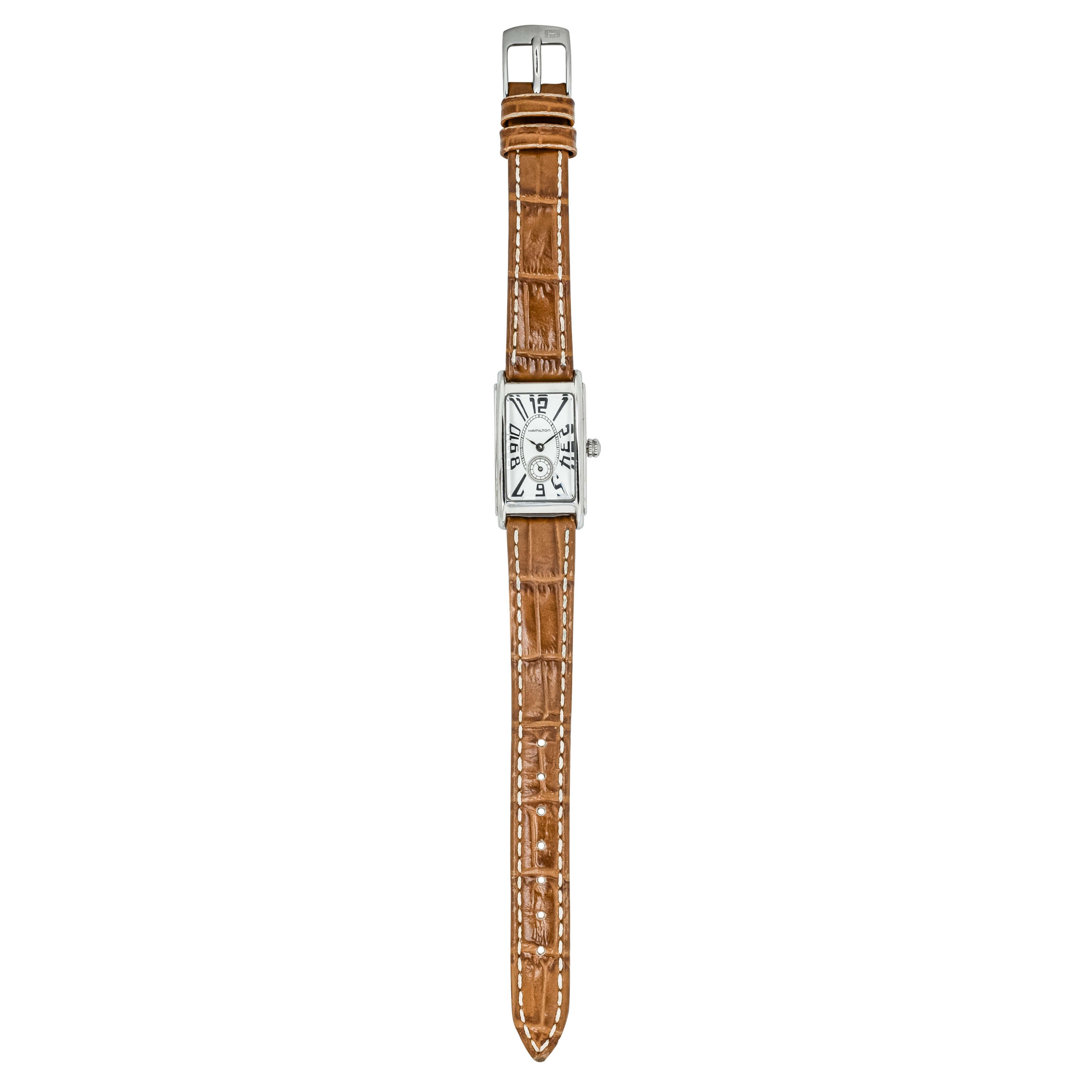 Deja Vu Stainless Steel Hamilton Ardmore Watch With Leather Strap ...