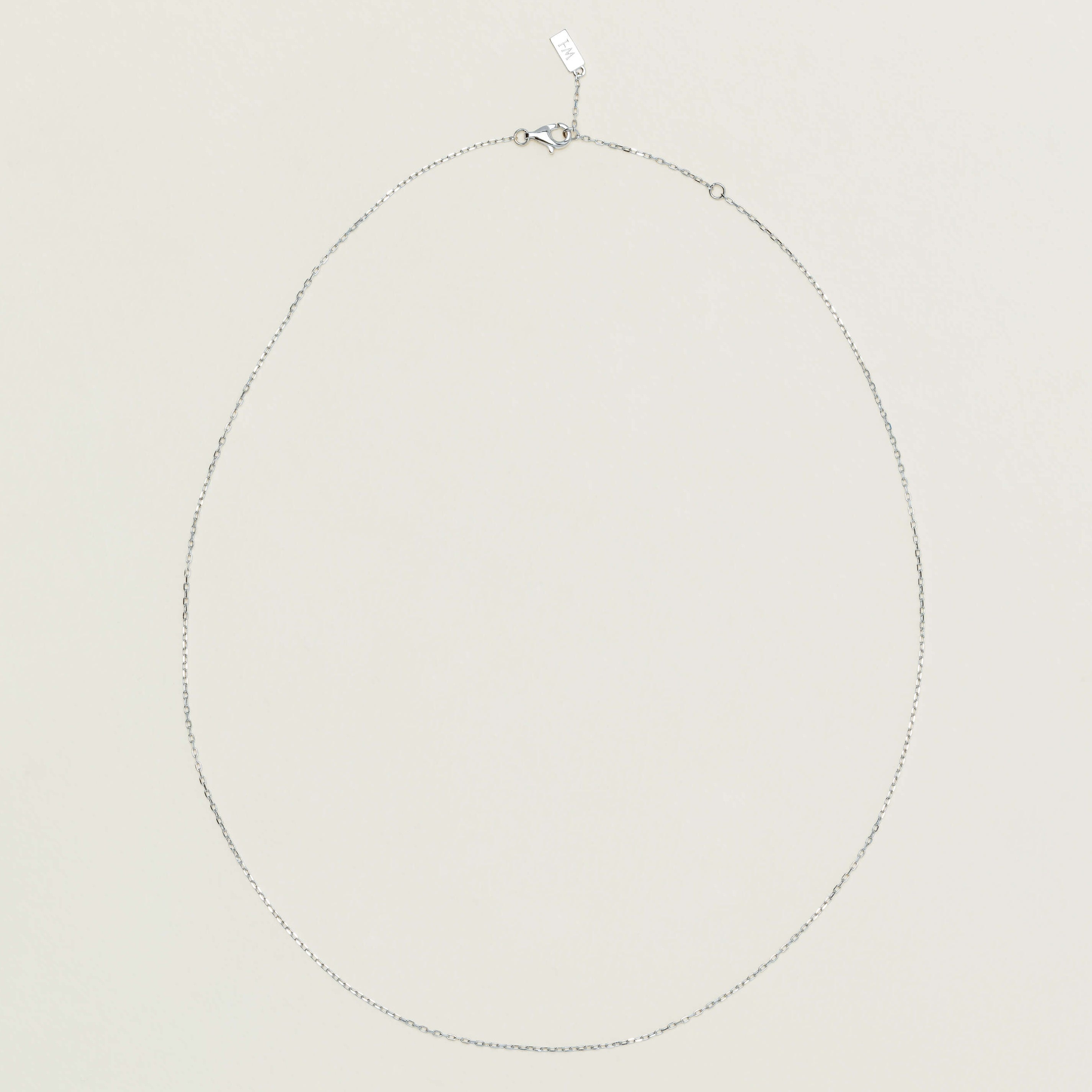 Sterling Silver Noted Chain (Chain Only) - Walker & Hall
