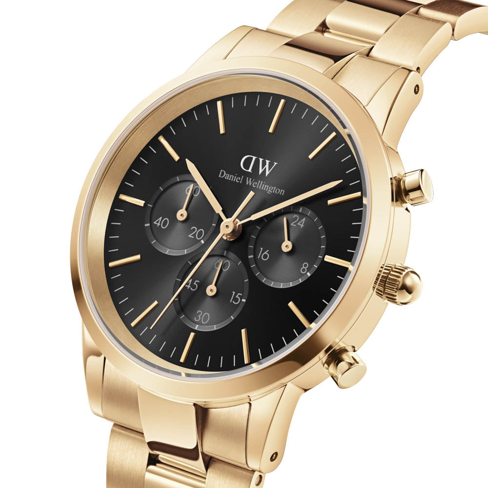 Daniel Wellington Chronograph Watch - Yellow Gold - Walker & Hall