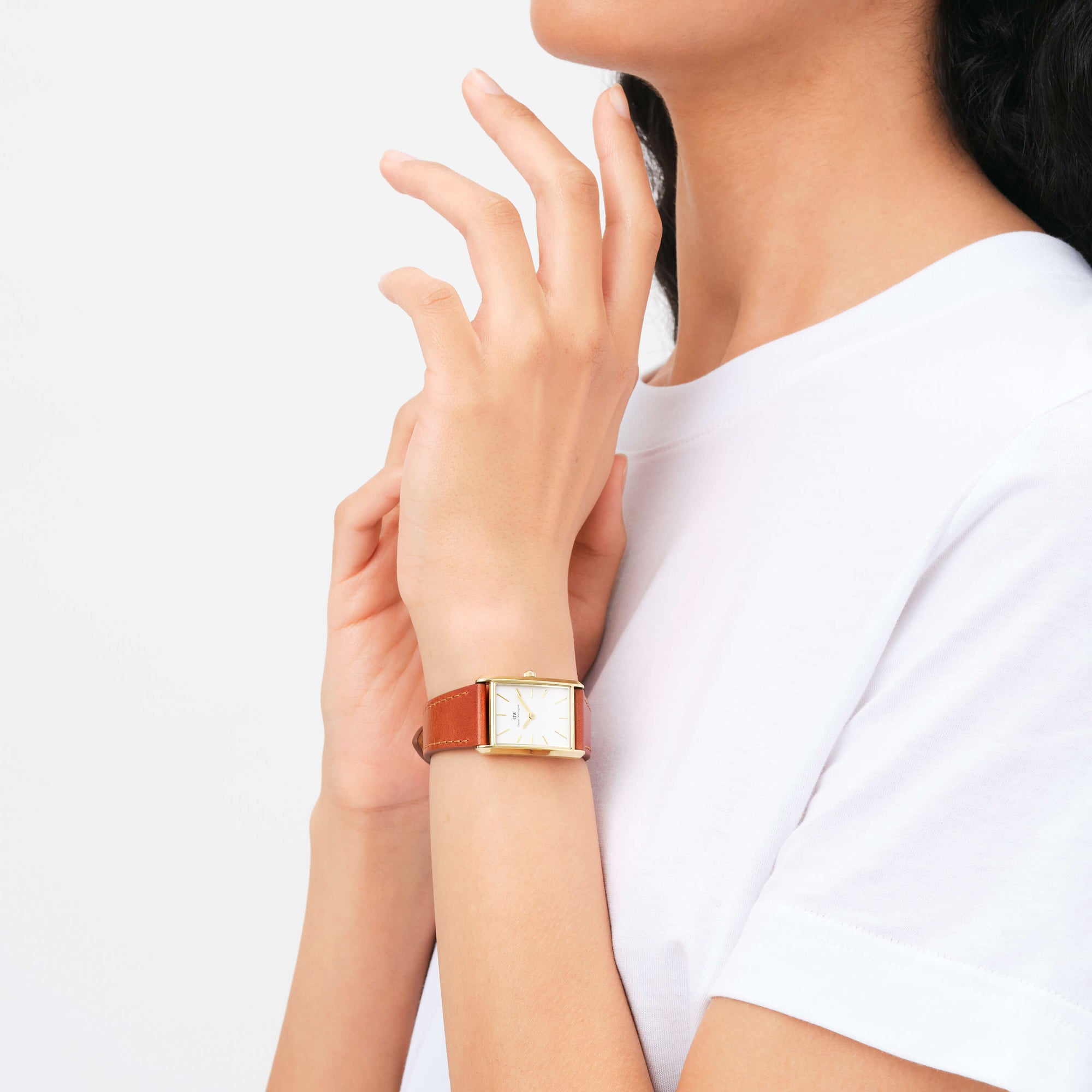 Daniel Wellington Quadro 5-Link Evergold Watch - Walker & Hall