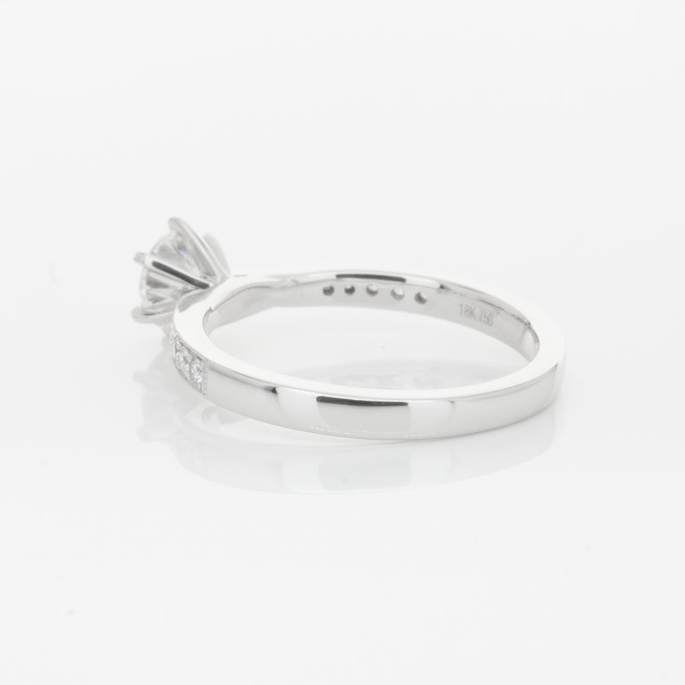 18ct White Gold .70ct F SI2 Diamond Zenith Ring -Walker&Hall – Walker ...