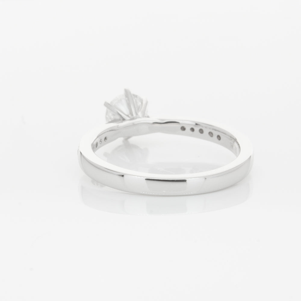 18ct White Gold .70ct F SI2 Diamond Zenith Ring -Walker&Hall – Walker ...