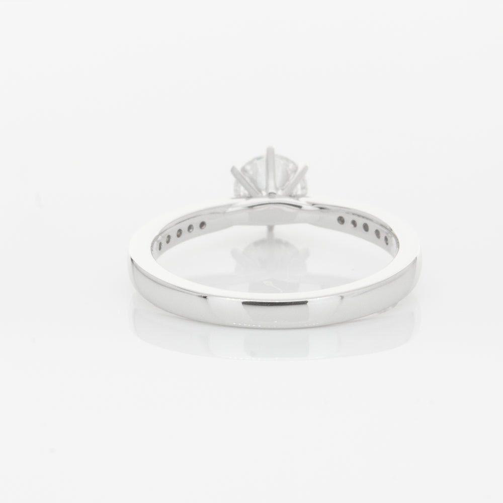 18ct White Gold .70ct F SI2 Diamond Zenith Ring -Walker&Hall – Walker ...