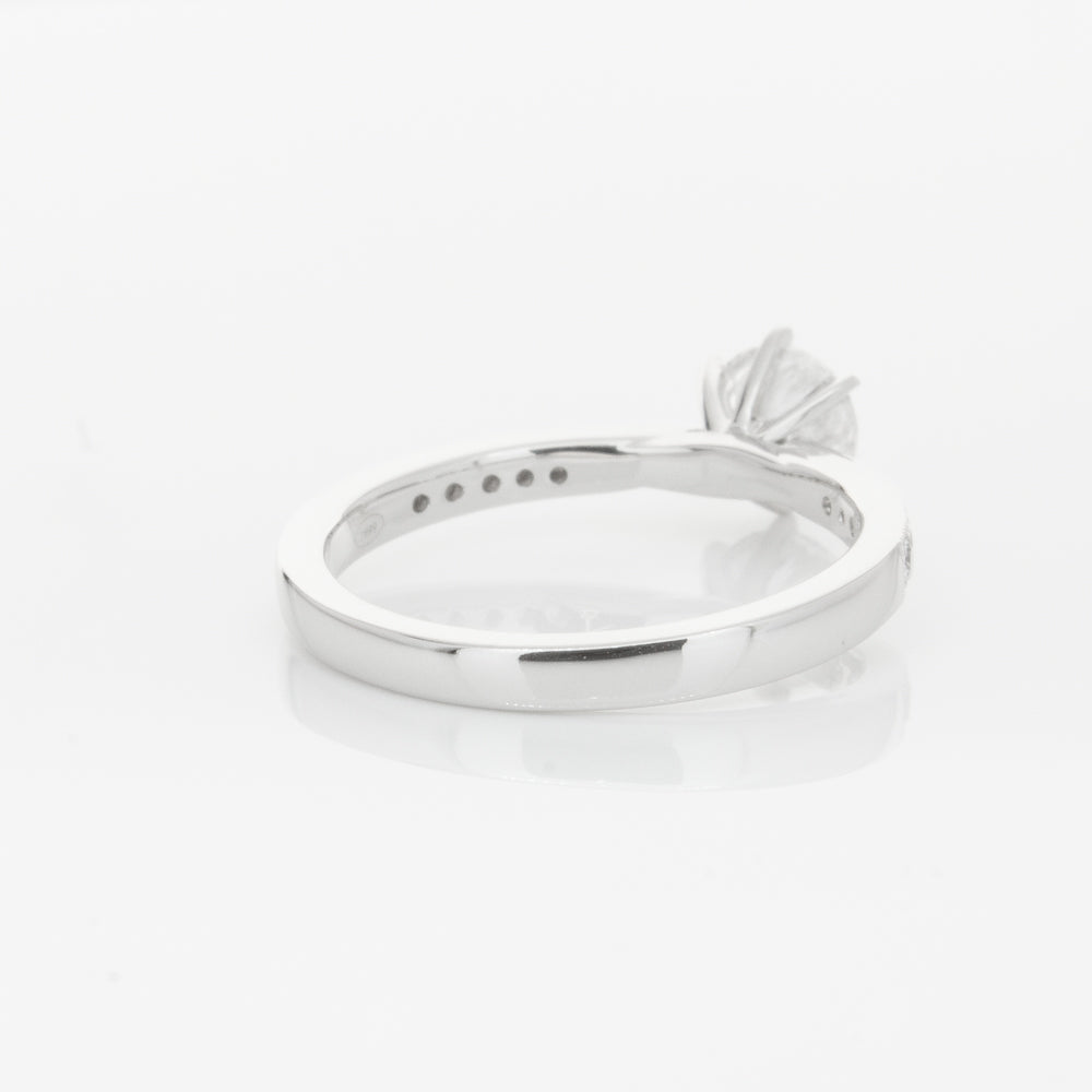 18ct White Gold .70ct F SI2 Diamond Zenith Ring -Walker&Hall – Walker ...