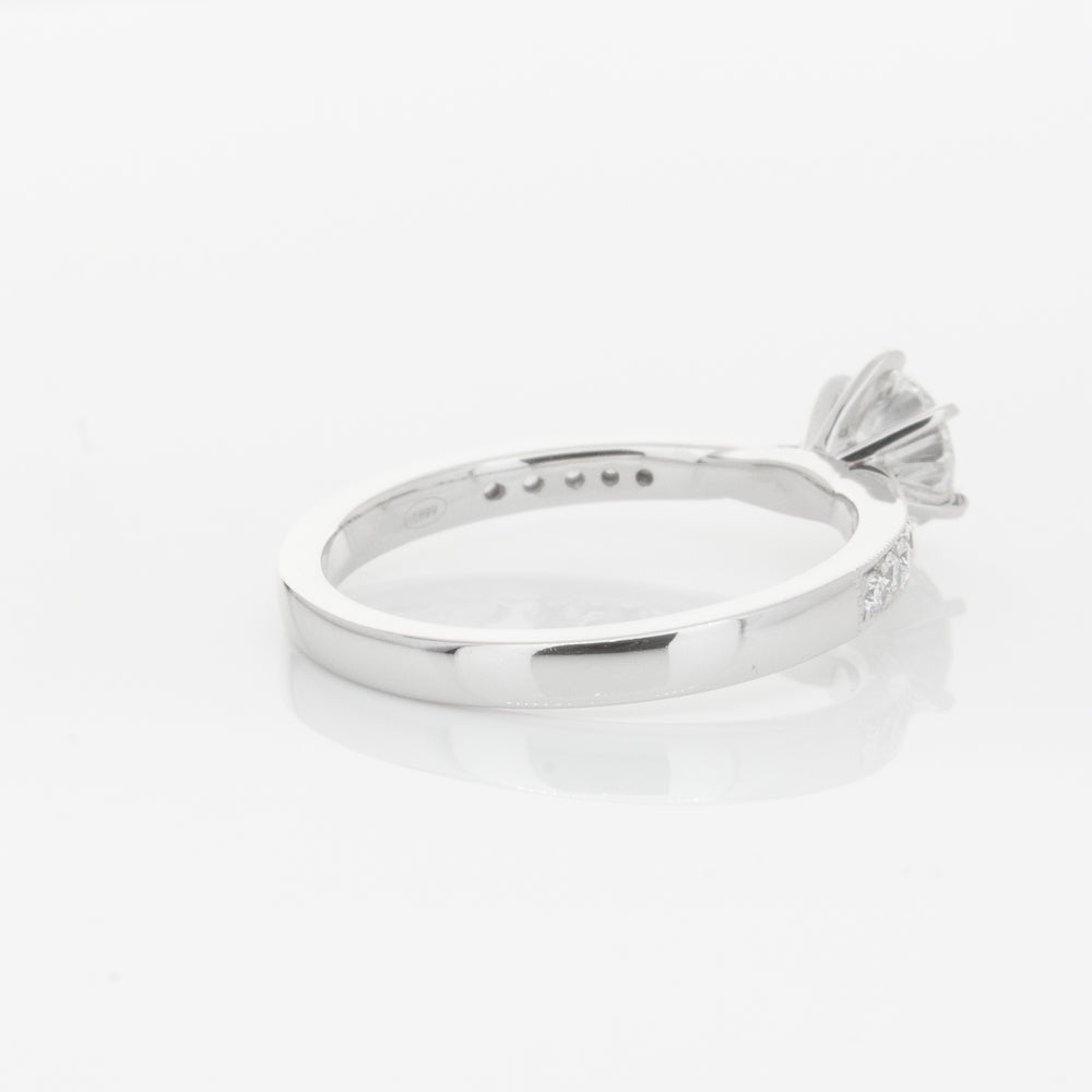 18ct White Gold .70ct F SI2 Diamond Zenith Ring -Walker&Hall – Walker ...