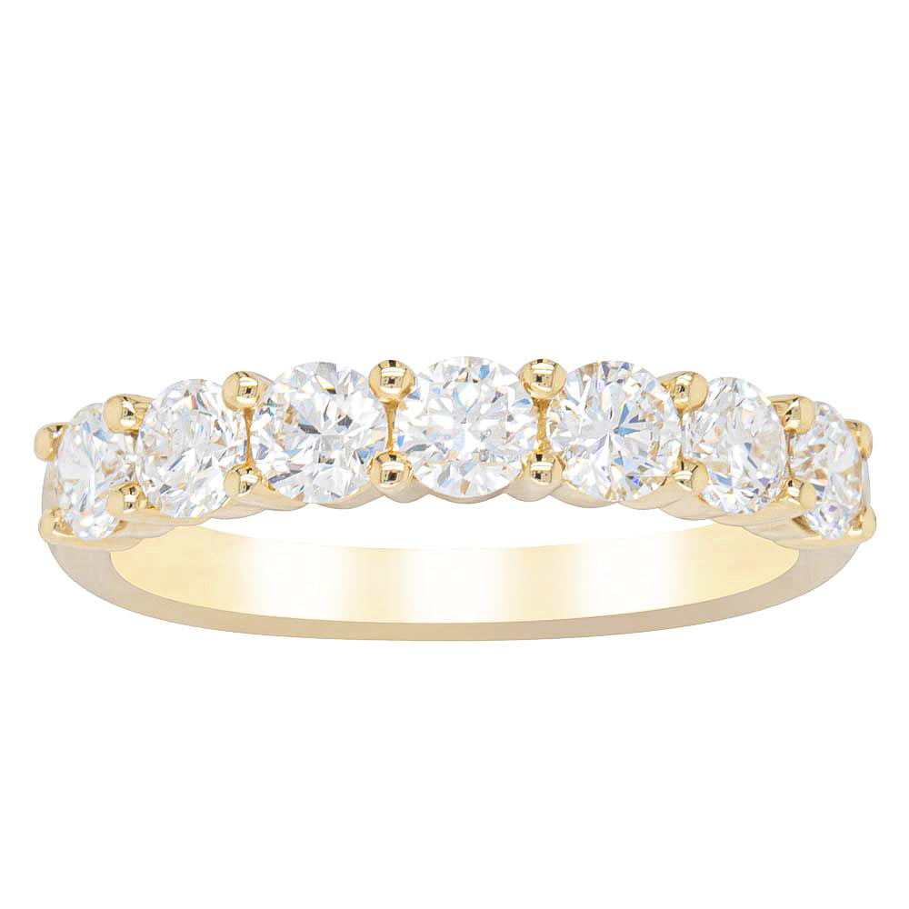 18ct Yellow Gold 1.30ct Diamond Panorama Ring - W&H – Walker & Hall