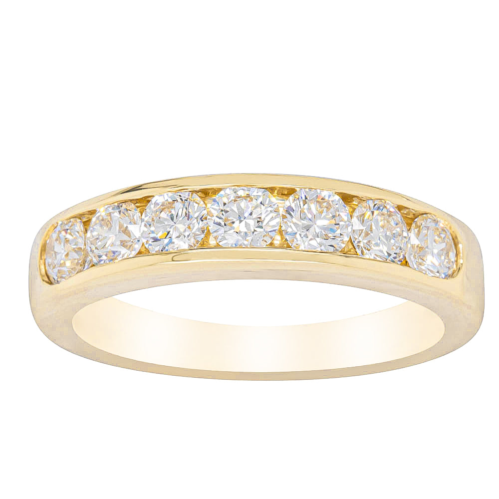 18ct Yellow Gold 1.01ct Diamond Tigris Ring - Walker & Hall