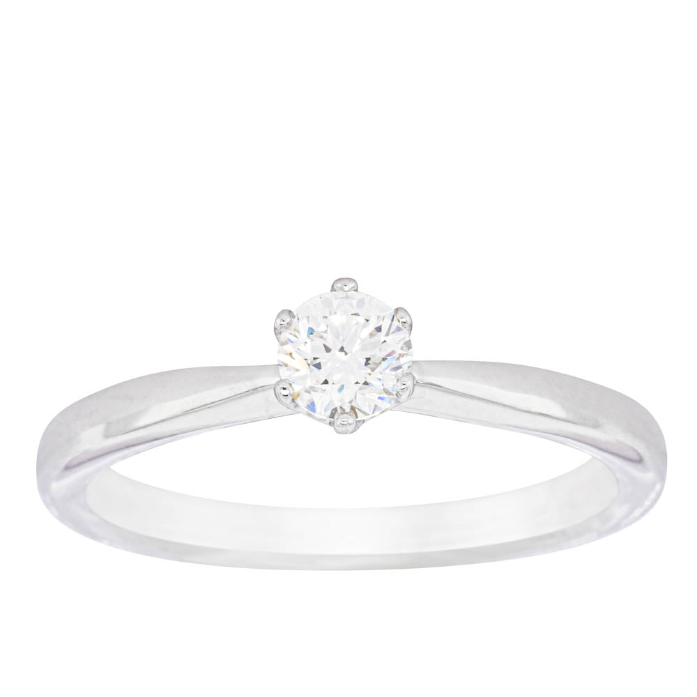 18ct White Gold .35ct Diamond Nova Ring - Walker & Hall