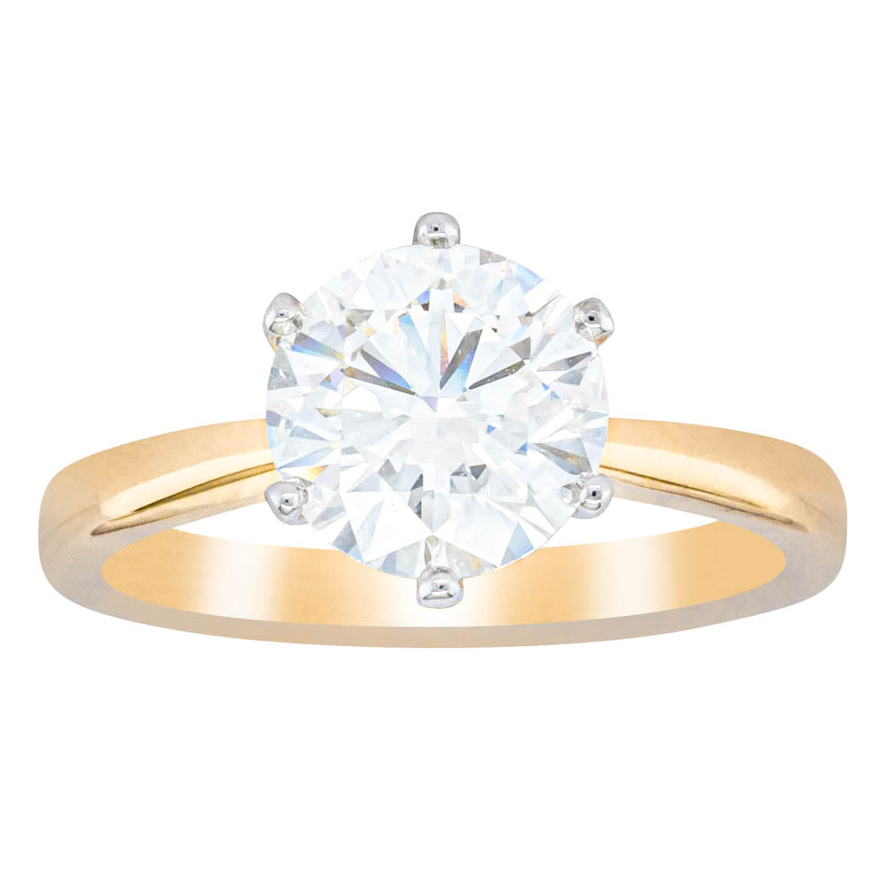 18ct Yellow Gold 2.00ct Diamond Nova Ring - Walker & Hall