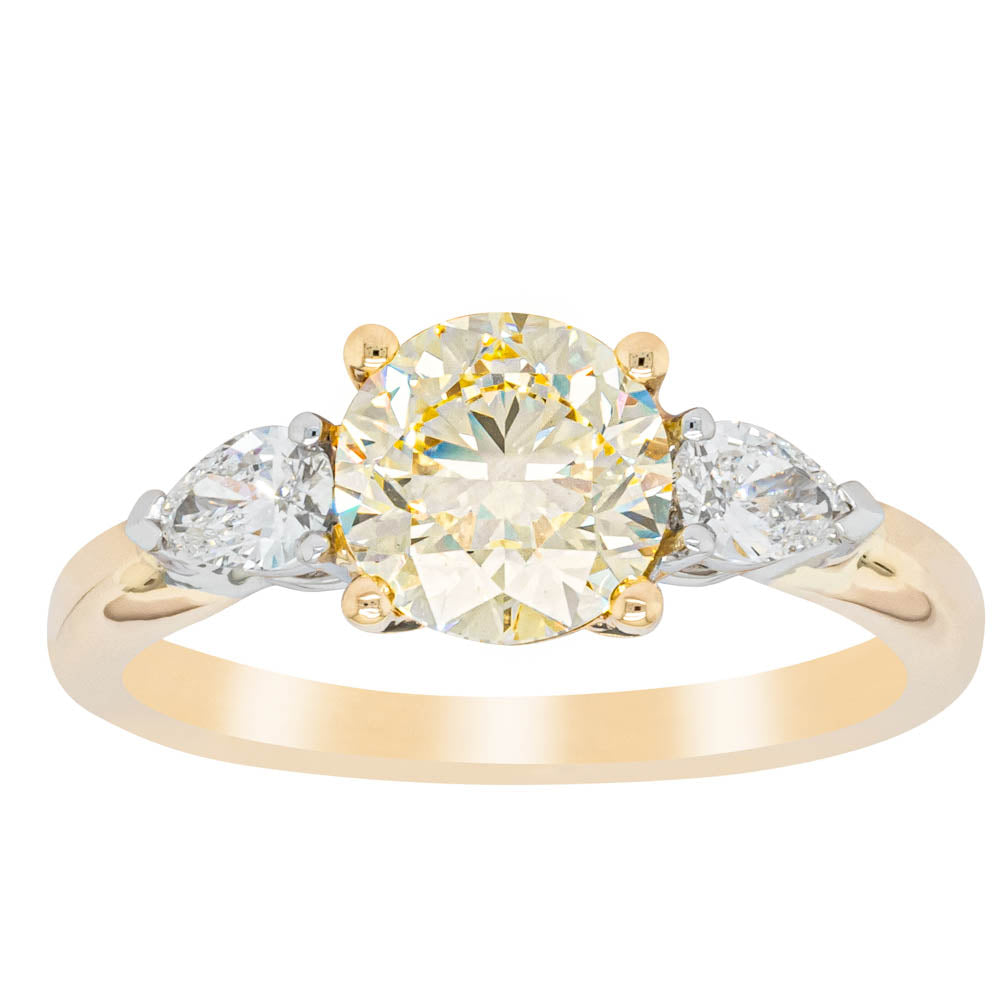 18ct Yellow Gold Yellow Diamond Ayla Ring - Walker & Hall