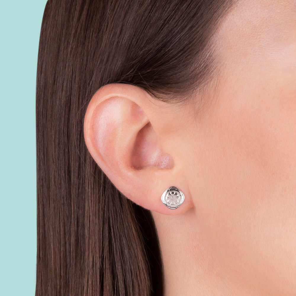 Boh Runga Mini Marigold Stud Earrings - Gold Plated - Walker & Hall