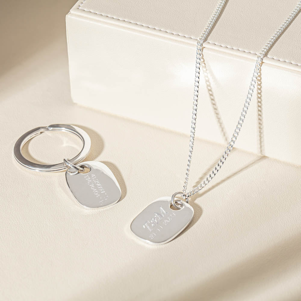 Sterling Silver Key Ring - Walker & Hall