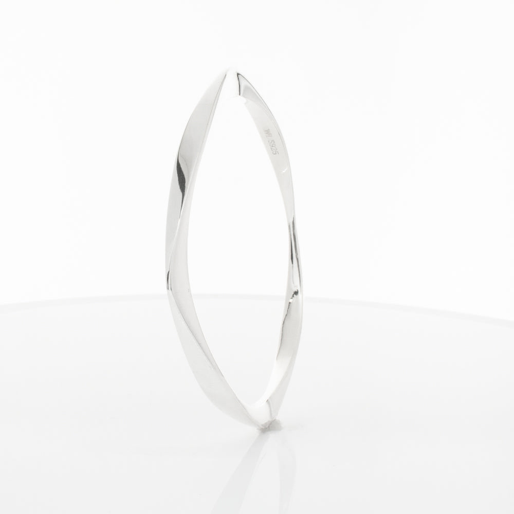 Sterling Silver Eos Bangle - Walker & Hall