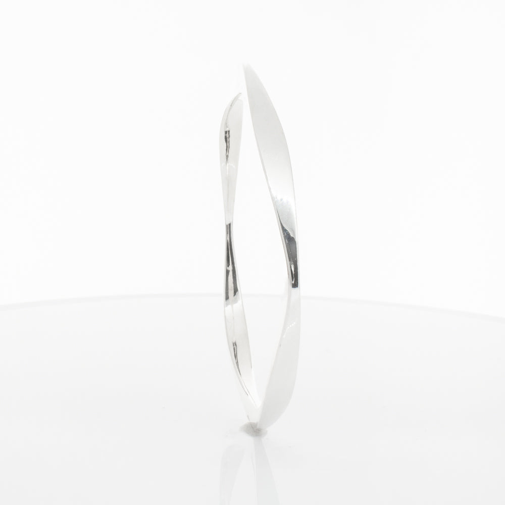 Sterling Silver Eos Bangle - Walker & Hall