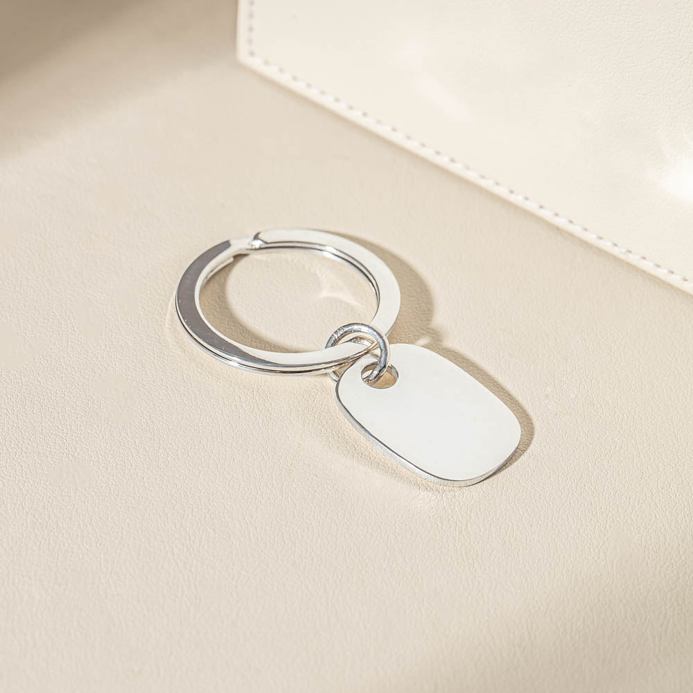 Sterling Silver Key Ring - Walker & Hall
