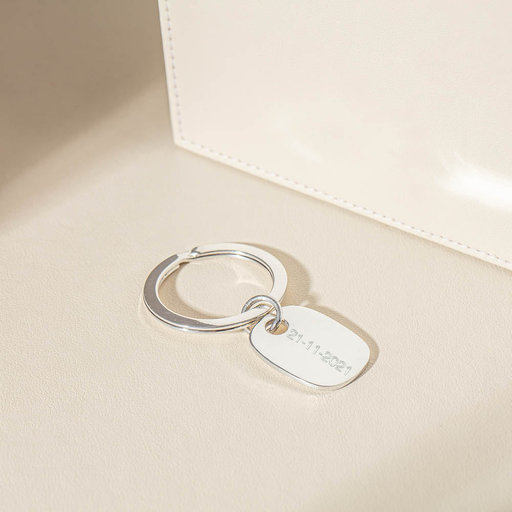 Sterling Silver Key Ring - Walker & Hall