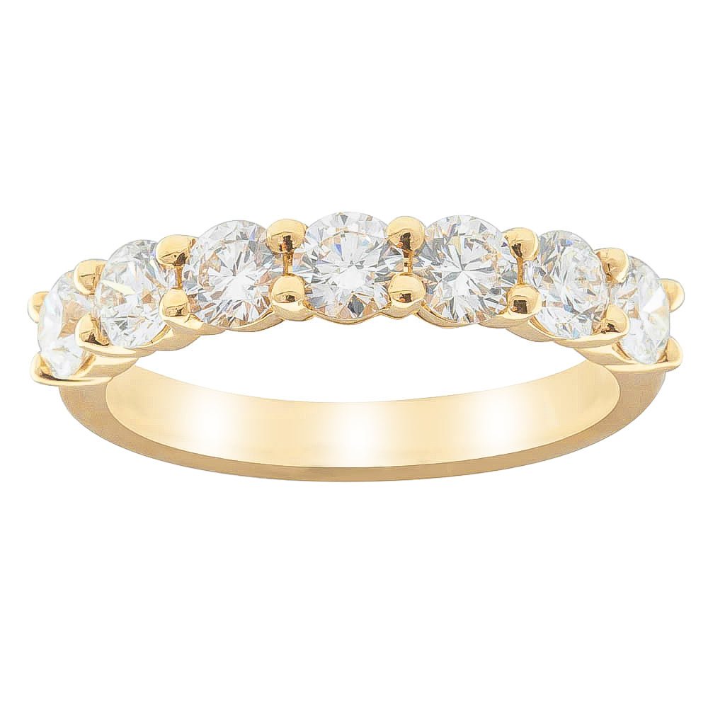 18ct Yellow Gold 1.33ct Diamond Panorama Ring - W&H – Walker & Hall